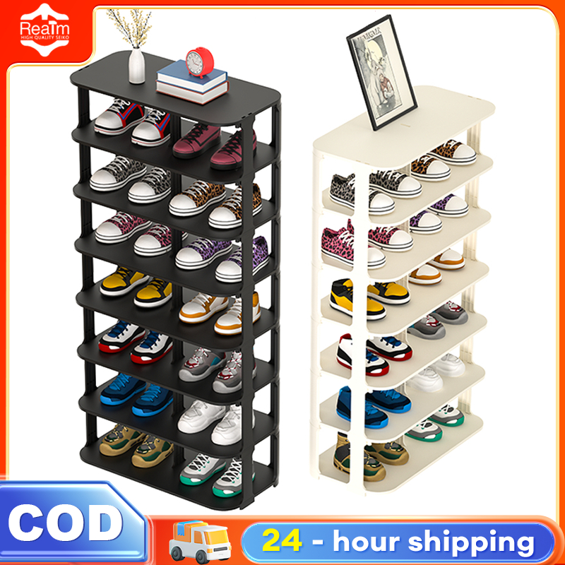 Shoe Rack Plastic Shoe Simple Shoe Rack Cabinet Furniture Storage Multi ...