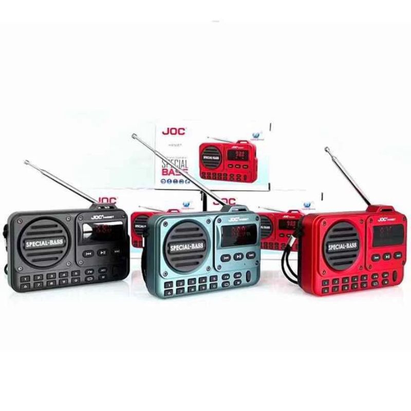 JOC H456. Special Bass Bluetooth Rechargeable Digital FM Radio Music ...