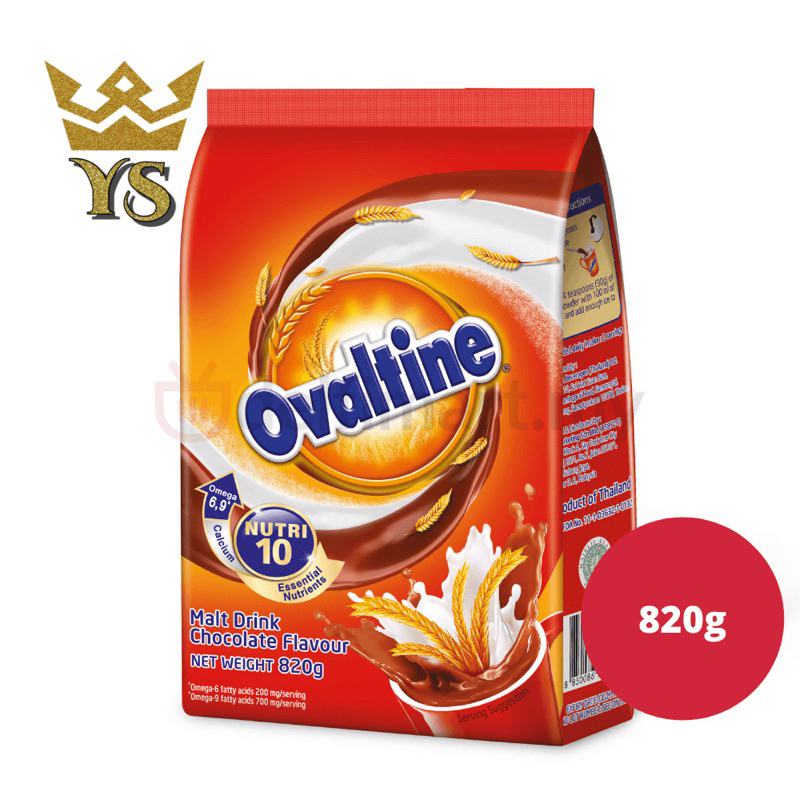 Ovaltine Malt Chocolate Powder 820g Huat Tiong | Shopee Malaysia