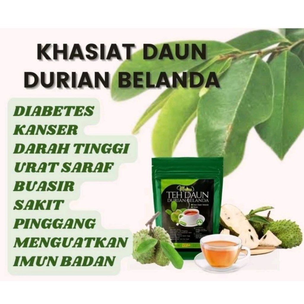 TEH DAUN DURIAN BELANDA 100% Original HQ MEDINA | Shopee Malaysia