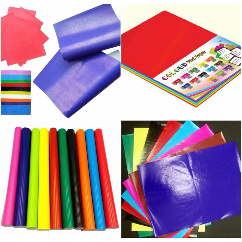 Colour Flint Paper Kertas Warna(50pcs)颜色手工纸 80gsm (50 Sheets 49cm x ...