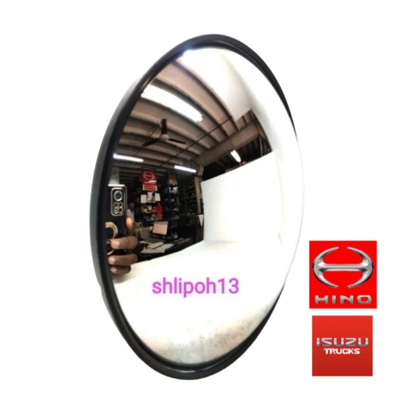 1Pc SL665 Hino Validus 500 Series/Isuzu FVR PRO 10" Round Side Mirror ...