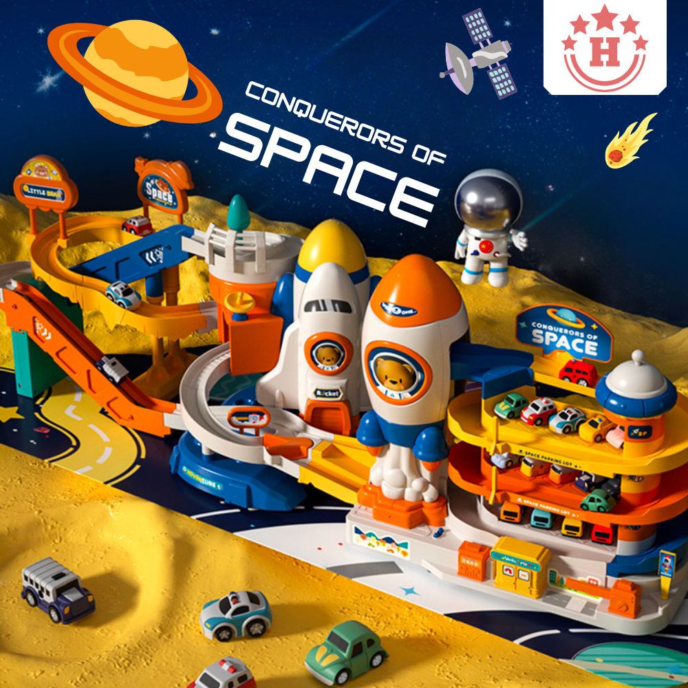 Conqueror of Space Astronaut Adventure Toy Car Race Rail Track Kids ...