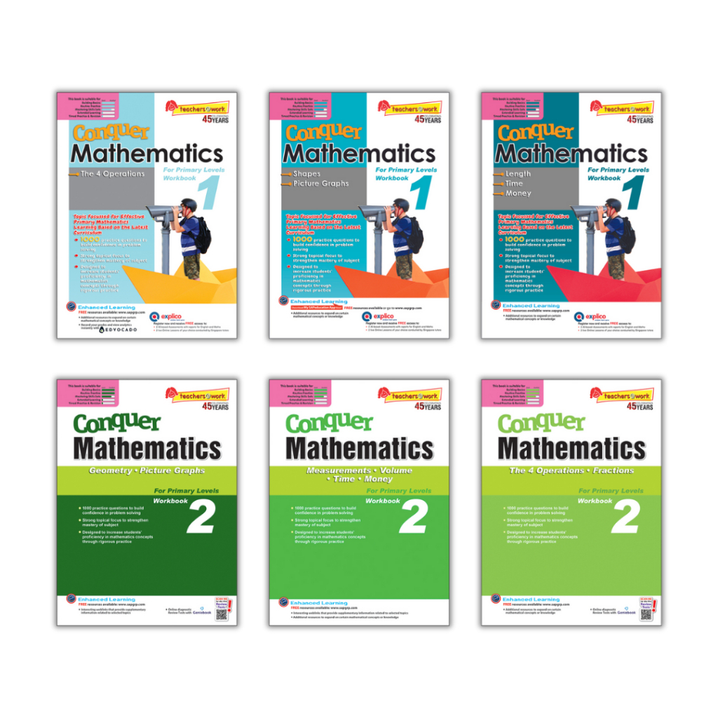 Conquer Mathematics Series For Primary Levels 1 -2 | Topical | Primary ...