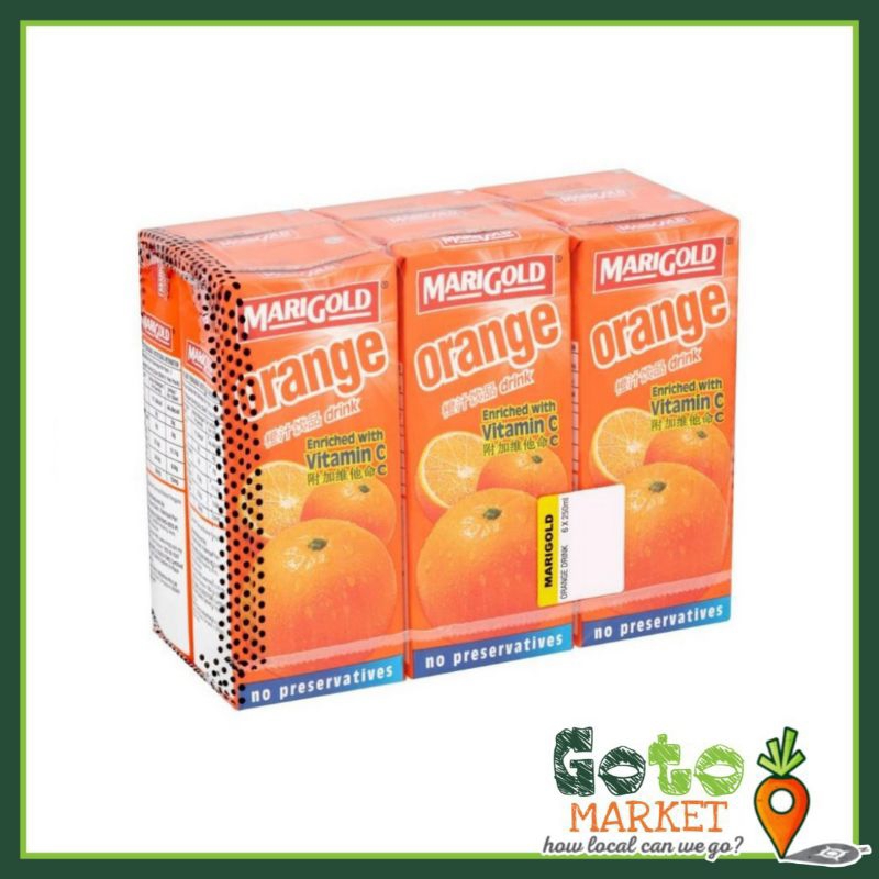 Marigold Orange Drink 6x250ml (BUNDLE OF 2) | Shopee Malaysia
