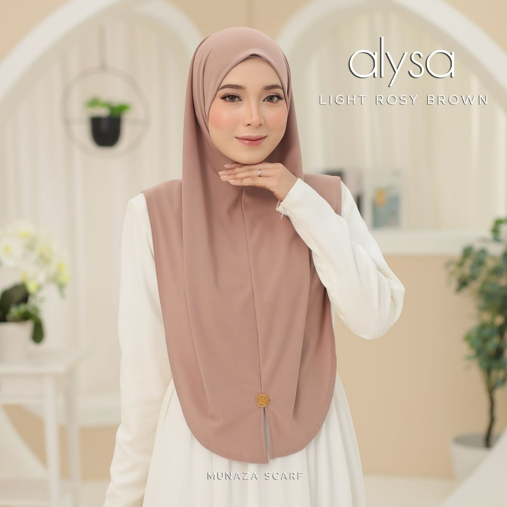 MUNAZA- ALYSA XL Tudung Sarung Ironless | Shopee Malaysia