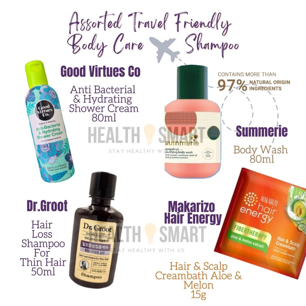 Body Shampoo & Shampoo Trial Pack / Eversoft Avocado Shower 50ml ...