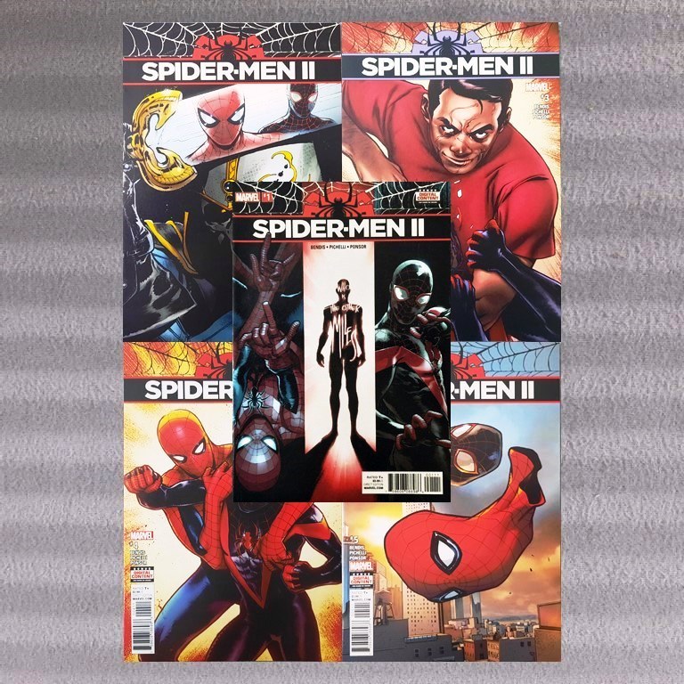 Spider-Men II 5/5 (Complete Set) Marvel Comics (Spider-Man) HTF (Brian ...