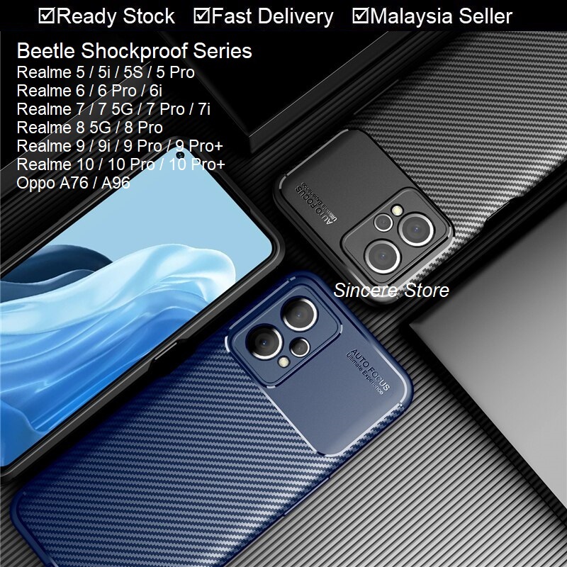 Realme 6 7 Pro 7i 8 Pro 9i 9 Pro Narzo 20 A96 A76 Beetle Fiber ...