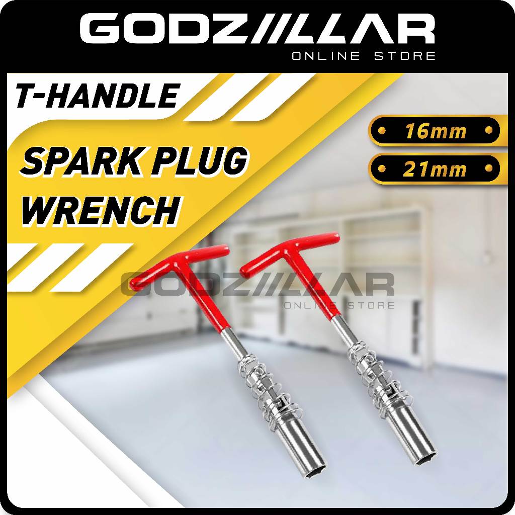 16mm/21mm T-Handle Spark Plug Wrench Remover Installer Tool | Shopee ...