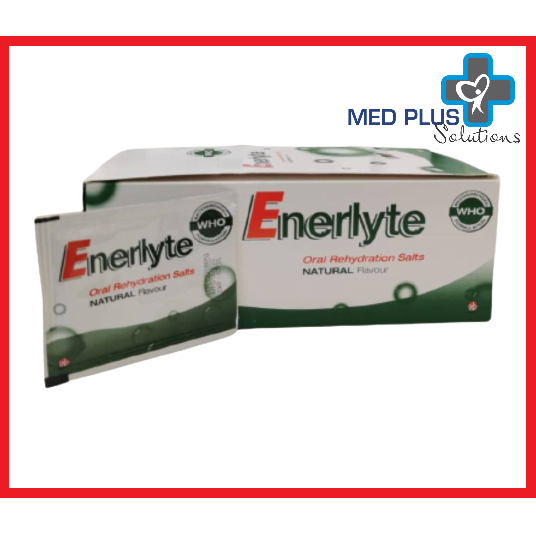 Enerlyte Oral Rehydration Salts Natural Flavour 5.28g sachet 50's (Exp ...