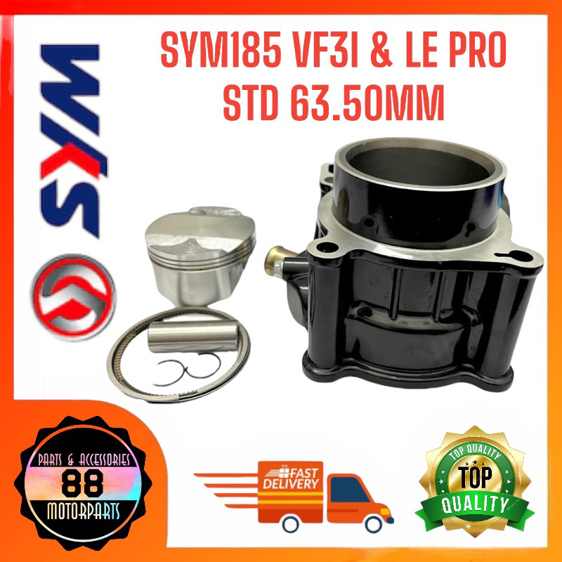 SYM CYLINDER BLOCK SET 63.50MM SYM185 VF3I BLOCK SET 63.5MM VF3I LE PRO ...