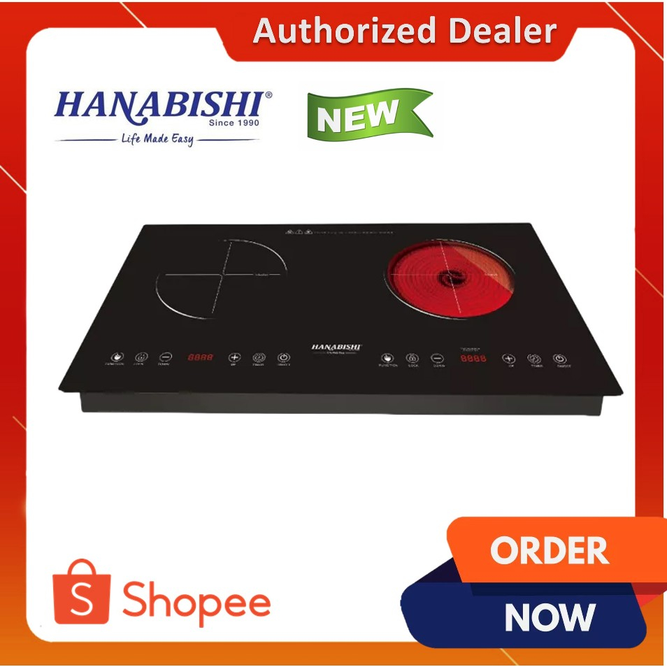 Hanabishi 2 In 1 Electric Cooker Infrared Ceramic & Induction HA2839IRC ...