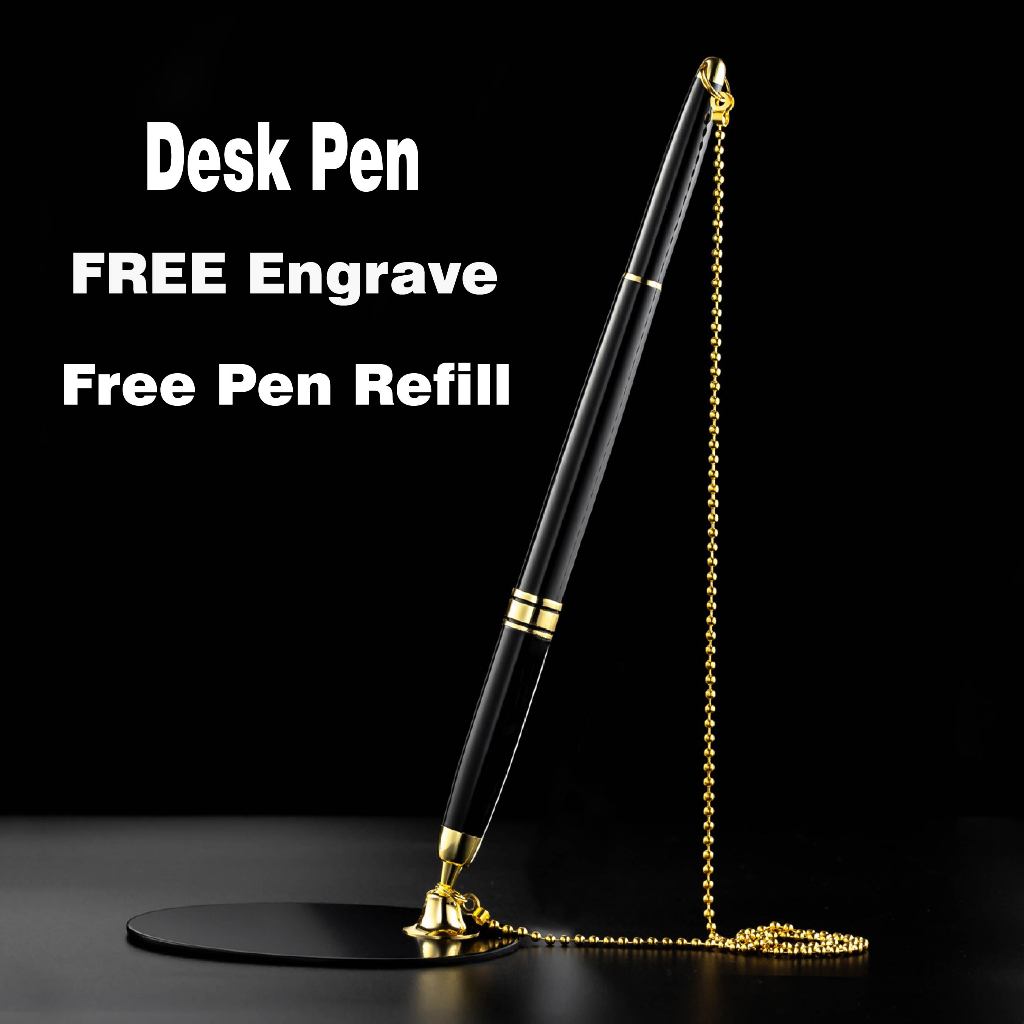 0.5MM Desk Pen Counter Pen Table Pen Pen Holder Office Pen Security ...