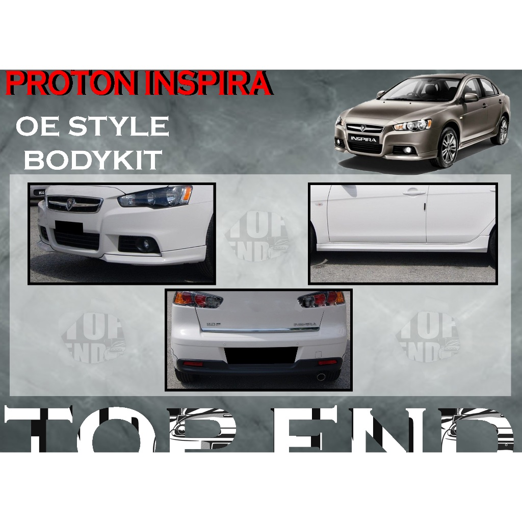 PROTON INSPIRA OEM LOOK BODYKIT BUMPER SKIRT LIP INSPIRA OE FRONT SKIRT ...