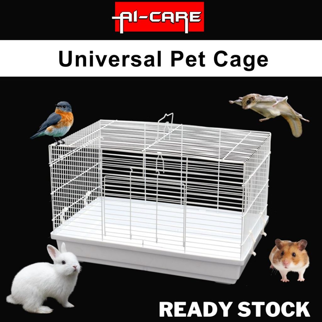 Rabbit Cage Metal Grid Portable Pet cage Hamster Cage Bird Cage DIY ...