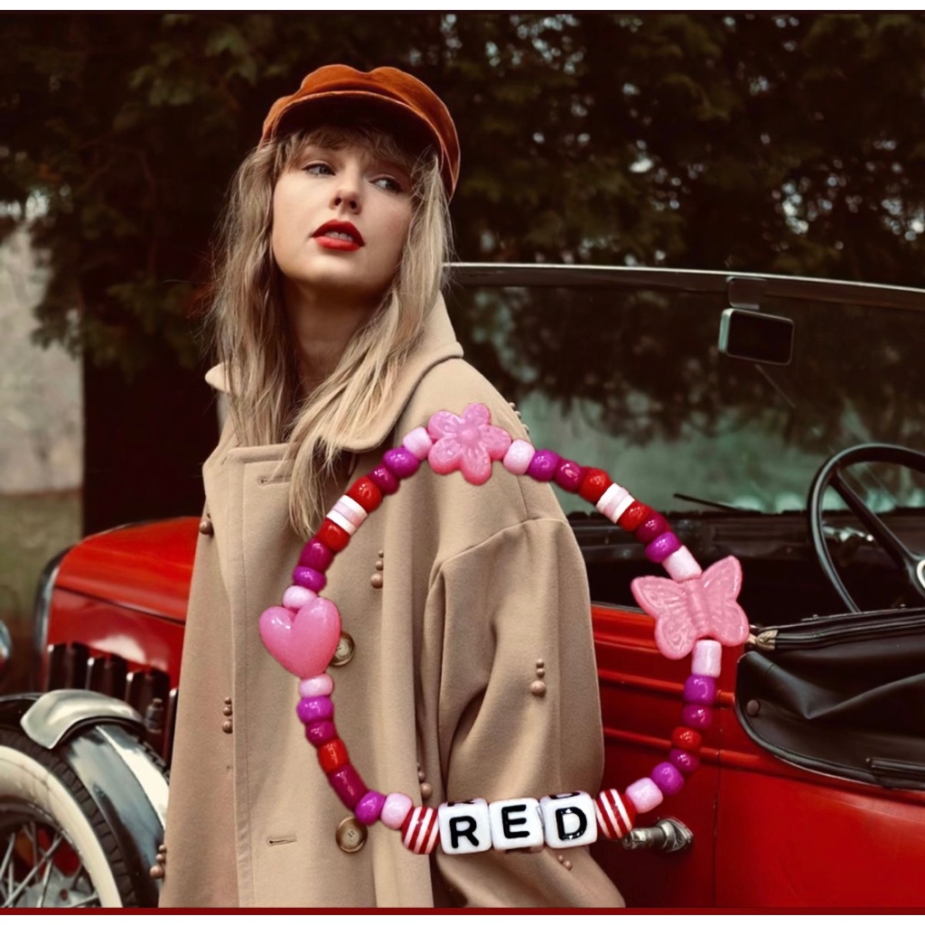 Taylor Swift Friendship Bracelets | Red | Shopee Malaysia