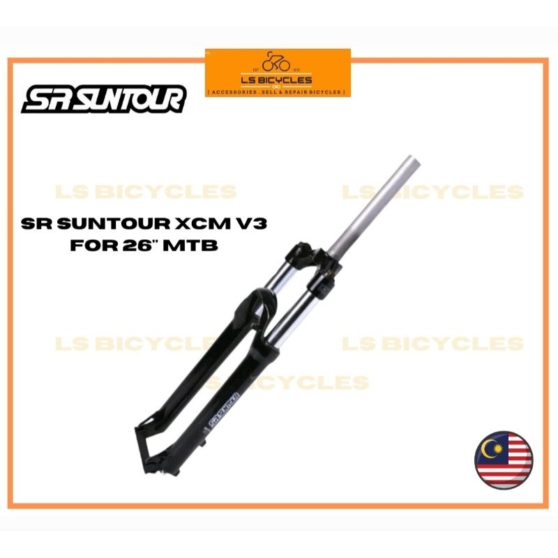 Original SR Suntour Bicycle Front Suspension Fork 26/27/29 Mountain Bike Fork Ready Stock ...