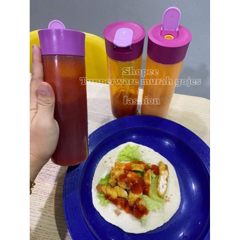 Tupperware bottle SOS CILI KICAP MINYAK | Shopee Malaysia