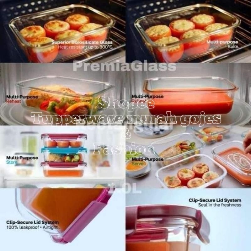 TUPPERWARE CANISTER PREMIA GLAS WITH BOX | Shopee Malaysia