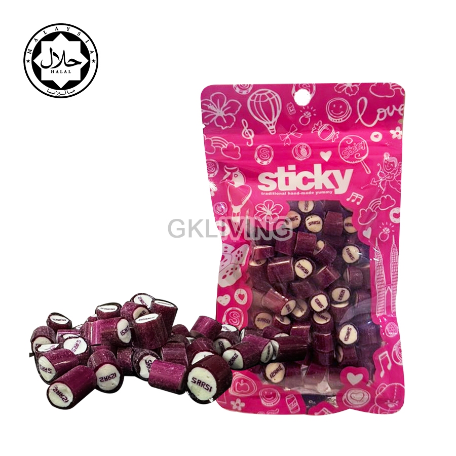 STICKY CANDY Gula-Gula HALAL Thank You / Happy Birthday / I Love You ...