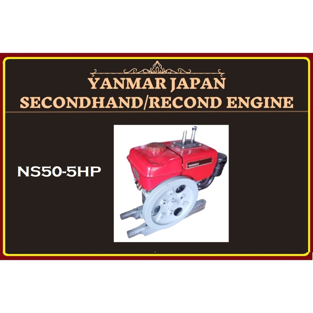 SECONDHAND/RECOND YANMAR DIESEL ENGINE NS50,NS60,NS70 C/W WATER PUMP 2" & 3" (100% Original Body ...