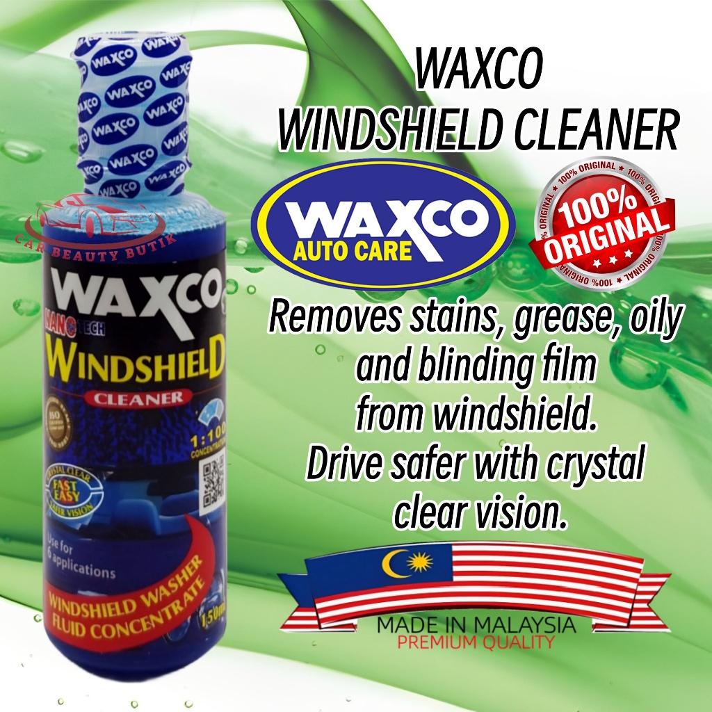 WAXCO Windshield Cleaner (Blue) - 150ml | Shopee Malaysia