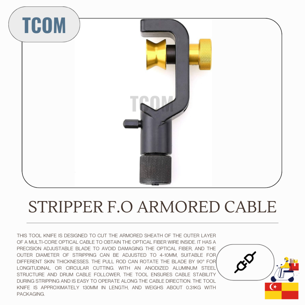 Armored Wire Stripper 4-10mm / 8-28mm Optical Cable Splitter Fiber ...