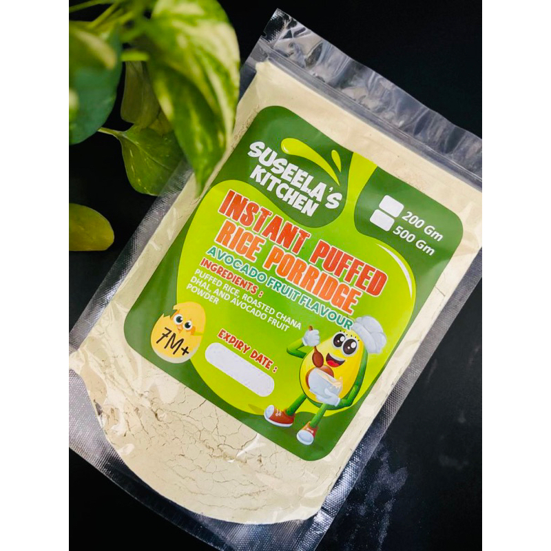 Instant Puffed Rice Porridge (Avocado flavour) | Shopee Malaysia