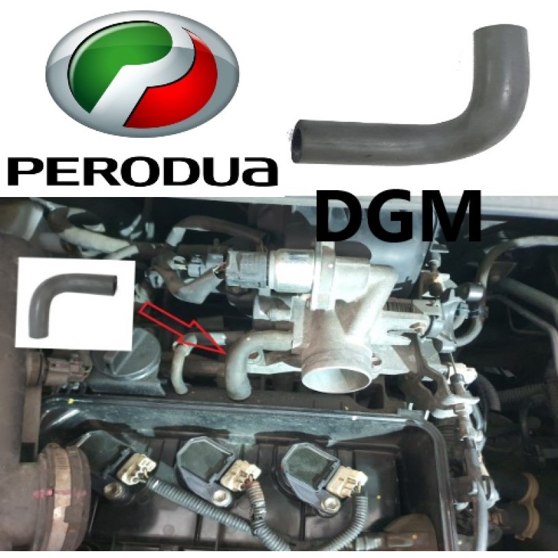 100% Perodua Myvi 1.0cc 2005-2010y Valve Cover Hose / Throttle Body ...