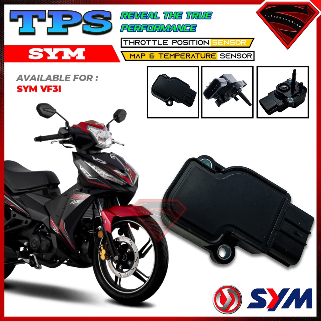 TPS SYM VF3I THROTTLE POSITION SENSOR TPS SENSOR SYM VF3i 185 | Shopee ...