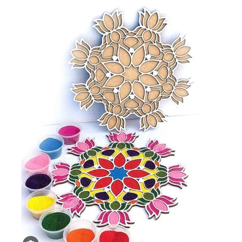 Rangoli Base 12”/ rangoli decoration/ home decor/ entry way decor ...