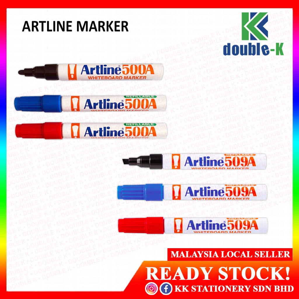 Artline Whiteboard Marker Pen 500A/509A - RM3.50/pcs | Shopee Malaysia