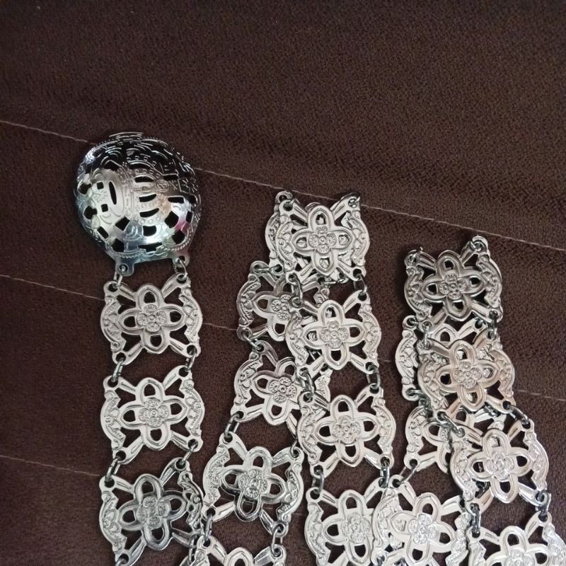 Tali pinggang besi untuk busana dan pakaian tradisional x10 pcs ...