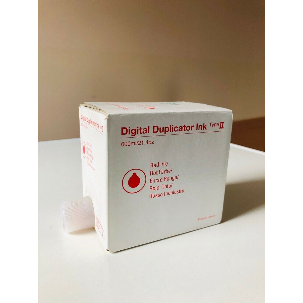 DIGITAL DUPLICATOR INK - RED INK (TYPE II) | Shopee Malaysia