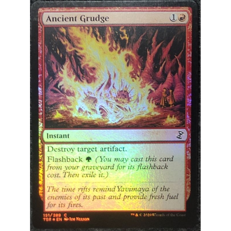 Magic The Gathering : Ancient Grudge Foil Common Timespiral Remastered ...