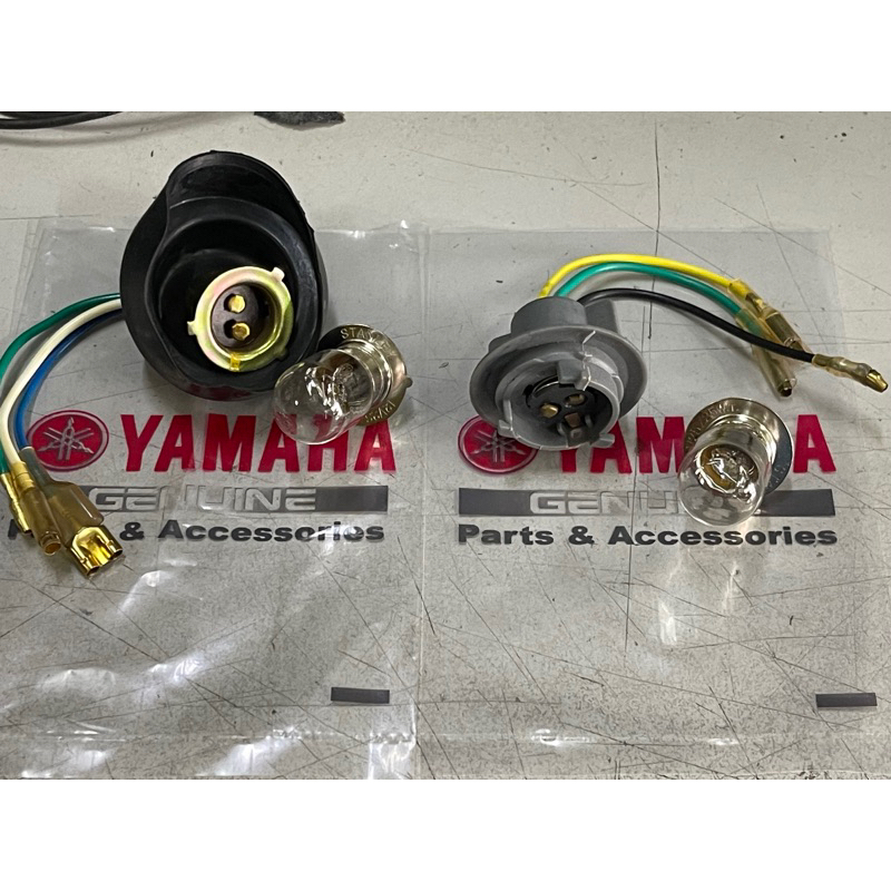 Head lamp socket soket lampu depan + bulb stanley original yamaha y125z y125 y125zr 125 125z ...