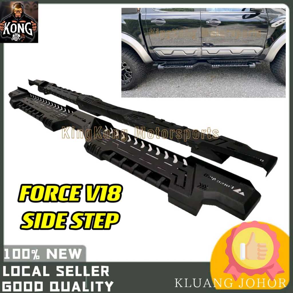 FORCE V18 SIDE STEP HILUX VIGO REVO ROGUE T6 T7 T8 T9 RAPTOR NAVARA ...