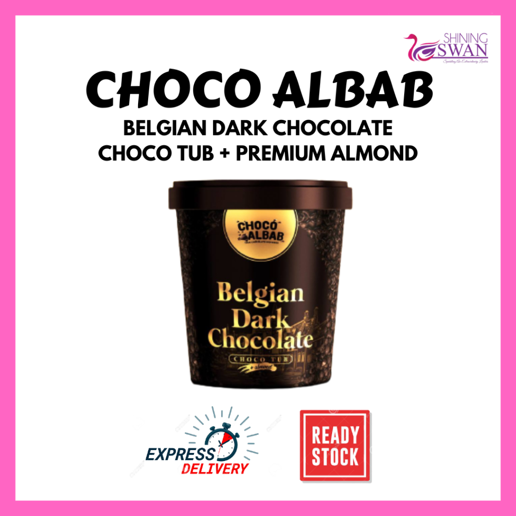 Choco Albab - Belgian Dark Chocolate Choco tub Chocojar Minuman Coklat ...