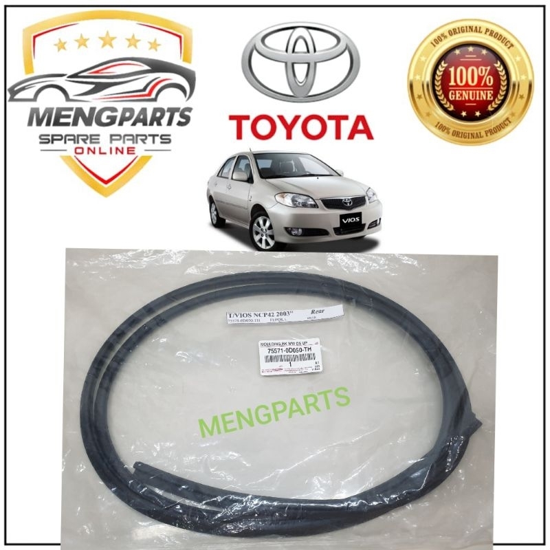 ORIGINAL TOYOTA VIOS NCP42 REAR WINDSCREEN LINING 75571-0D050-TH ...