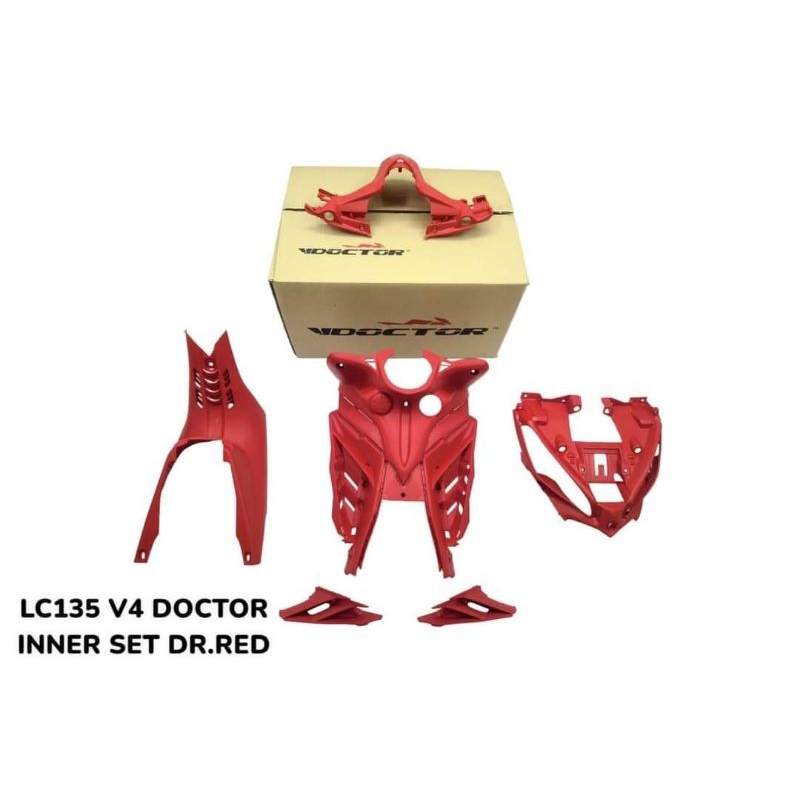 COVER INNER SET LC135 V2/V3/V4 MERAH | Shopee Malaysia