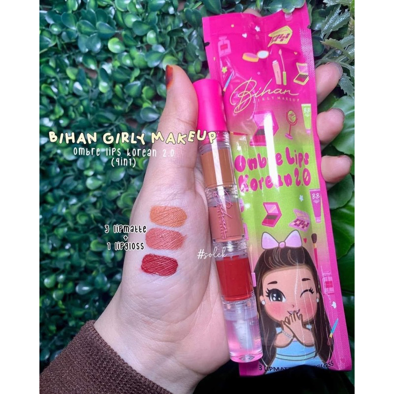 (Lipstick Viral) LIPMATTE OMBRE BIHAN 3IN1 KOREAN LOOK !!!!! - Fast ...