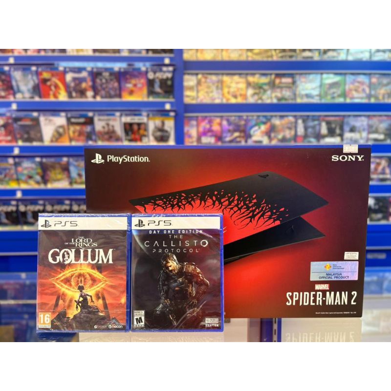 Ps5 Cover Spiderman 2 Limited Edition Disc Version +2 Game Bluray Ps5 ...