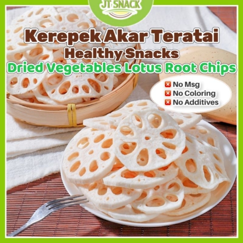 【30g-200g】Vegetarian Lotus Root Chips Lotus Root Snack Healthy Snacks ...