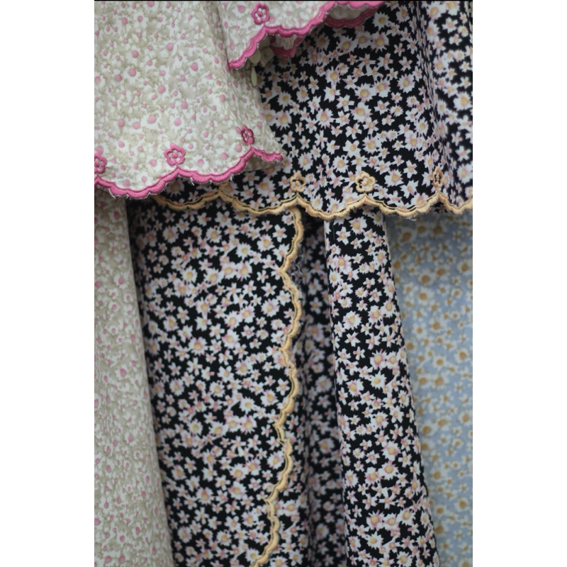 Baju Kurung Kedah Mini Leeha printed! Black nude brown dusty pink dan ...