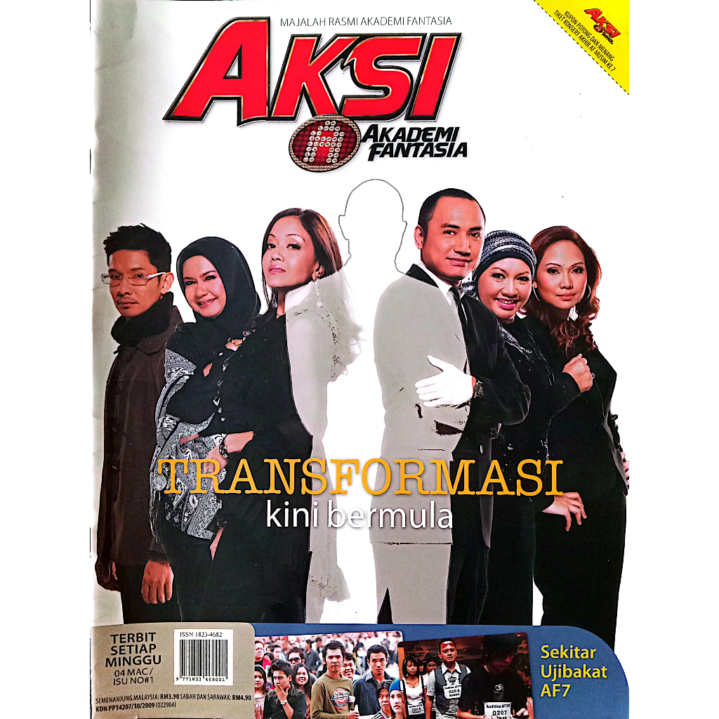 MAJALAH AKSI AKADEMI FANTASIA MAC 2009 ( TENAGA PENGAJAR AF7 ) | Shopee Malaysia