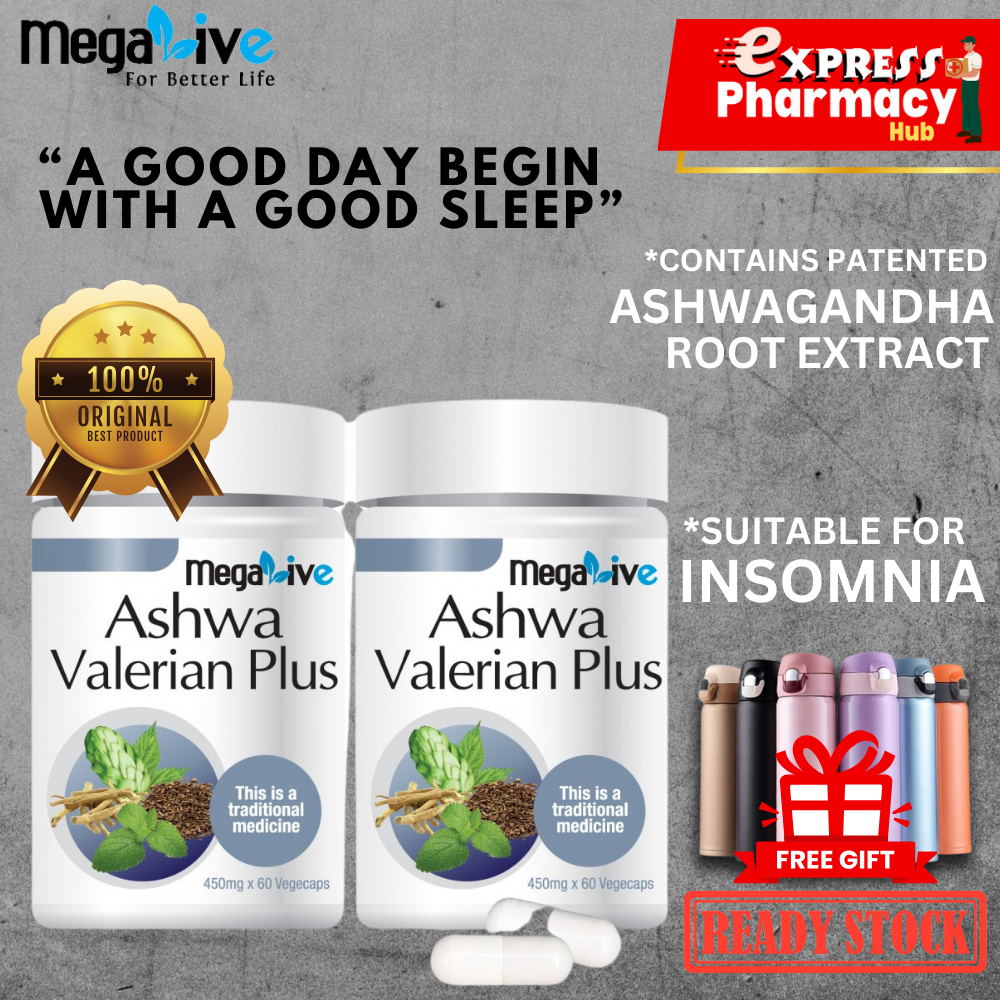 [PHARMACY STOCK!! 100% ORIGINAL] [READY STOCK] MegaLive Ashwa Valerian ...