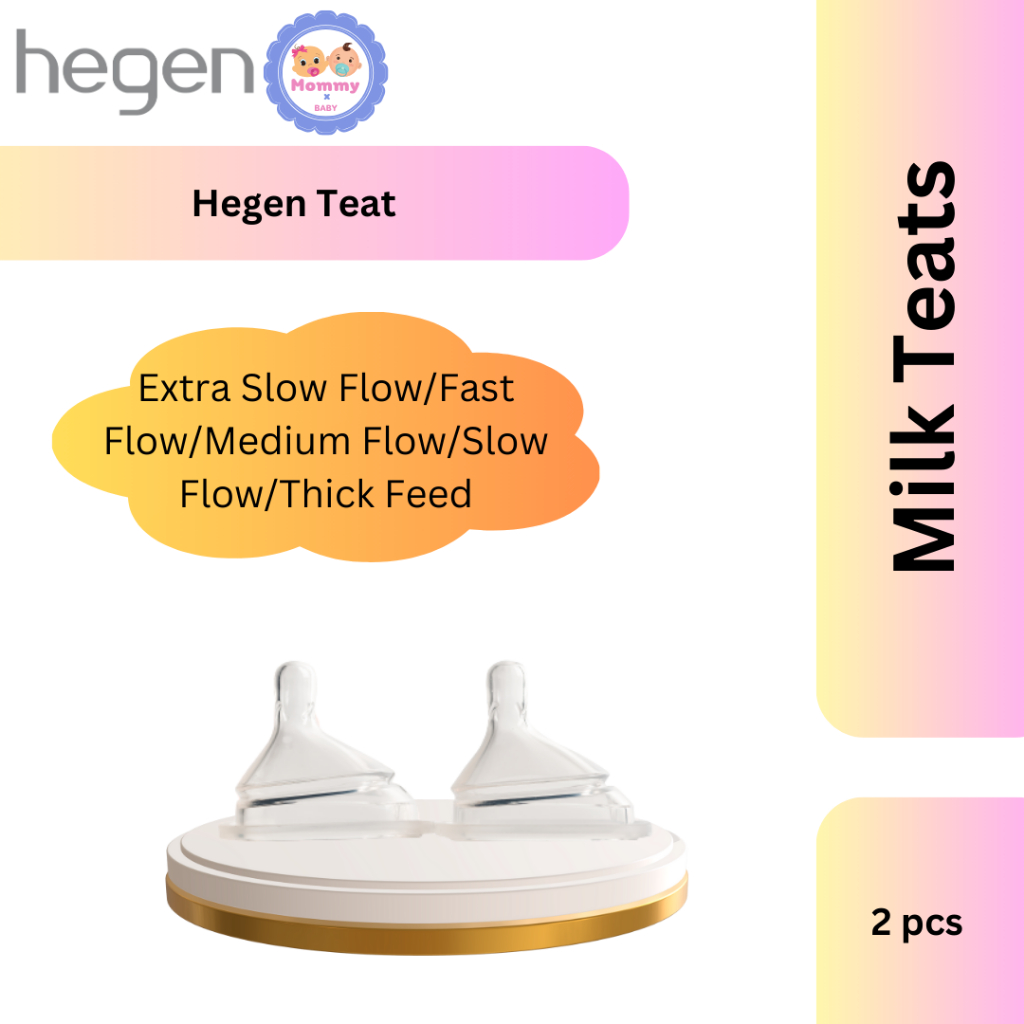 Hegen Teat (Extra Slow Flow/Fast Flow/Medium Flow/Slow Flow/Thick Feed ...