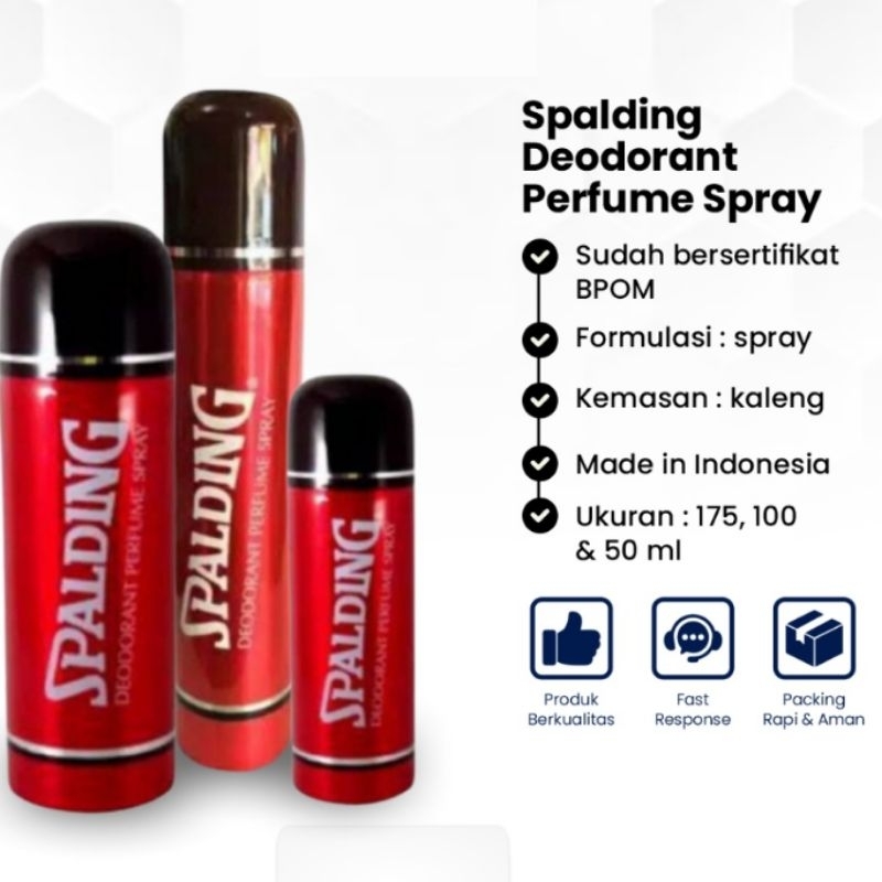 SPALDING DEODORANT PERFUME 175ml/100ml | Shopee Malaysia