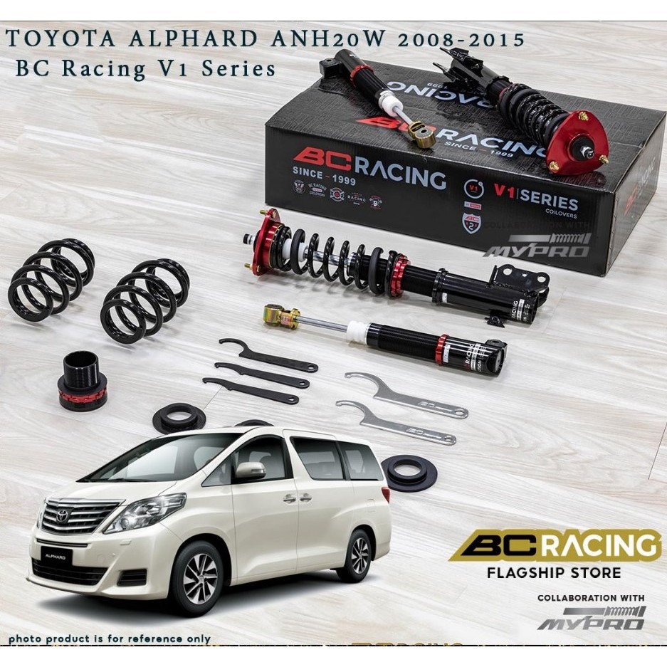 BC Racing V1 Series High Low Soft Hard Adjustable Absorber for Toyota ...
